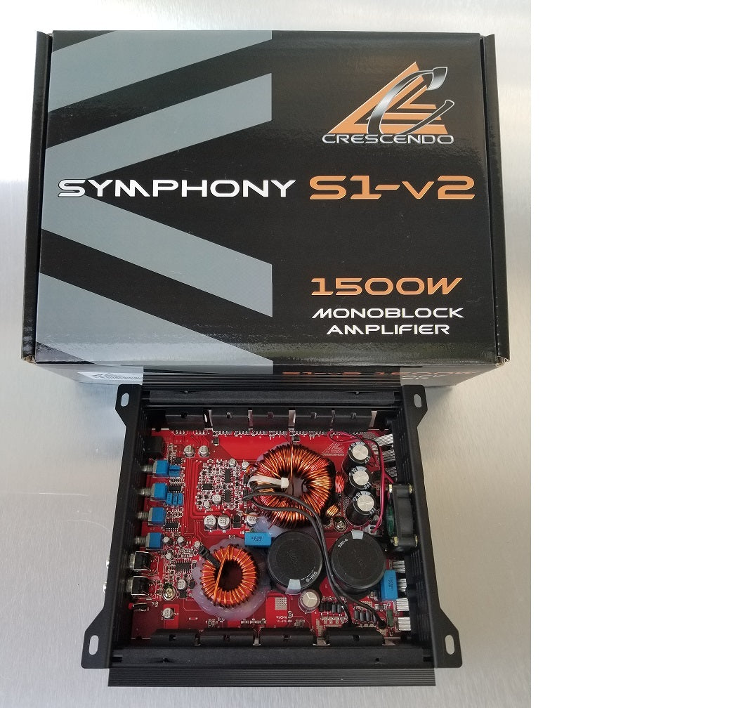Crescendo Audio Symphony S1V2 1650w RMS Monoblock Amplifier – Sound ...