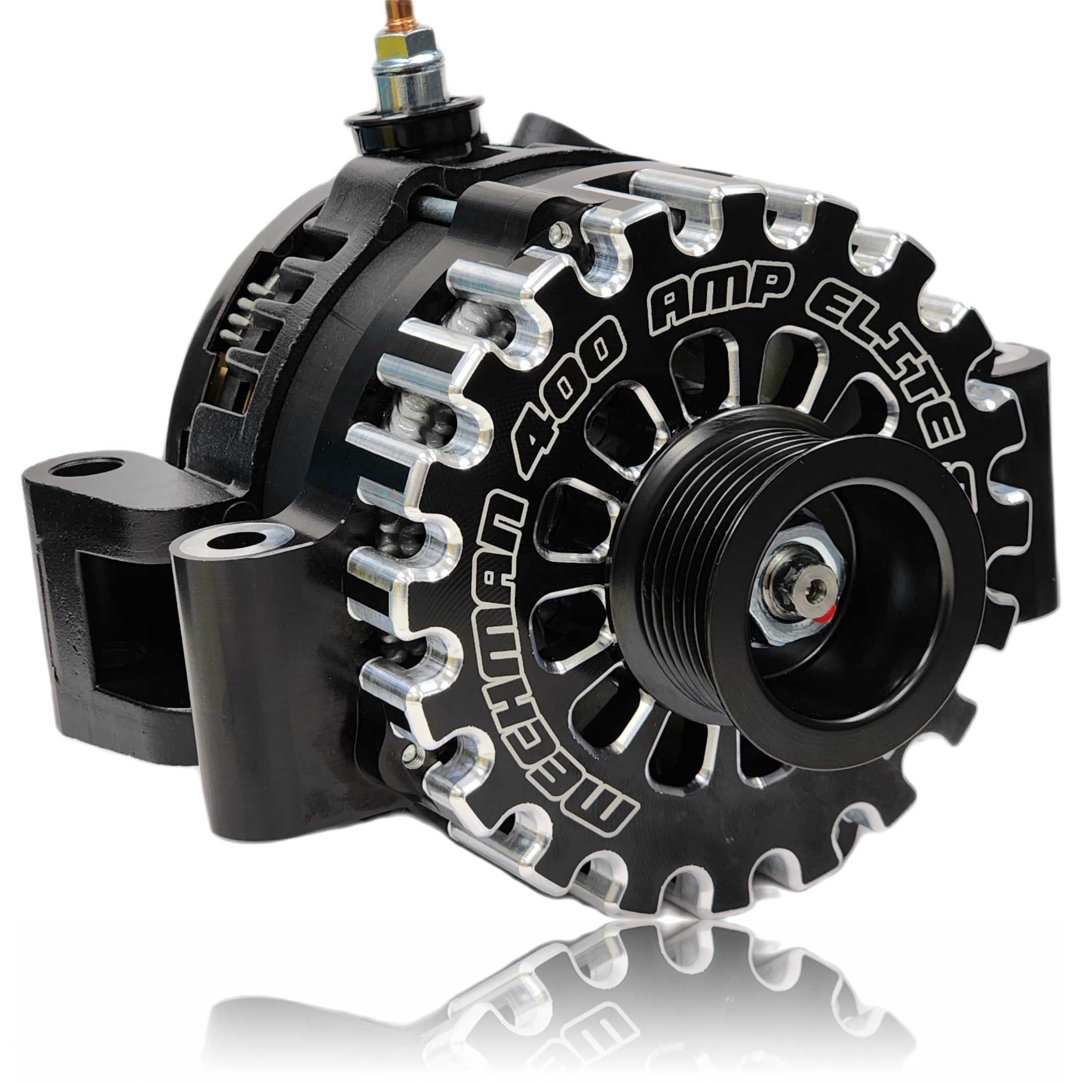 400 Amp Billet Elite series alternator for early Powerstroke Ford ...