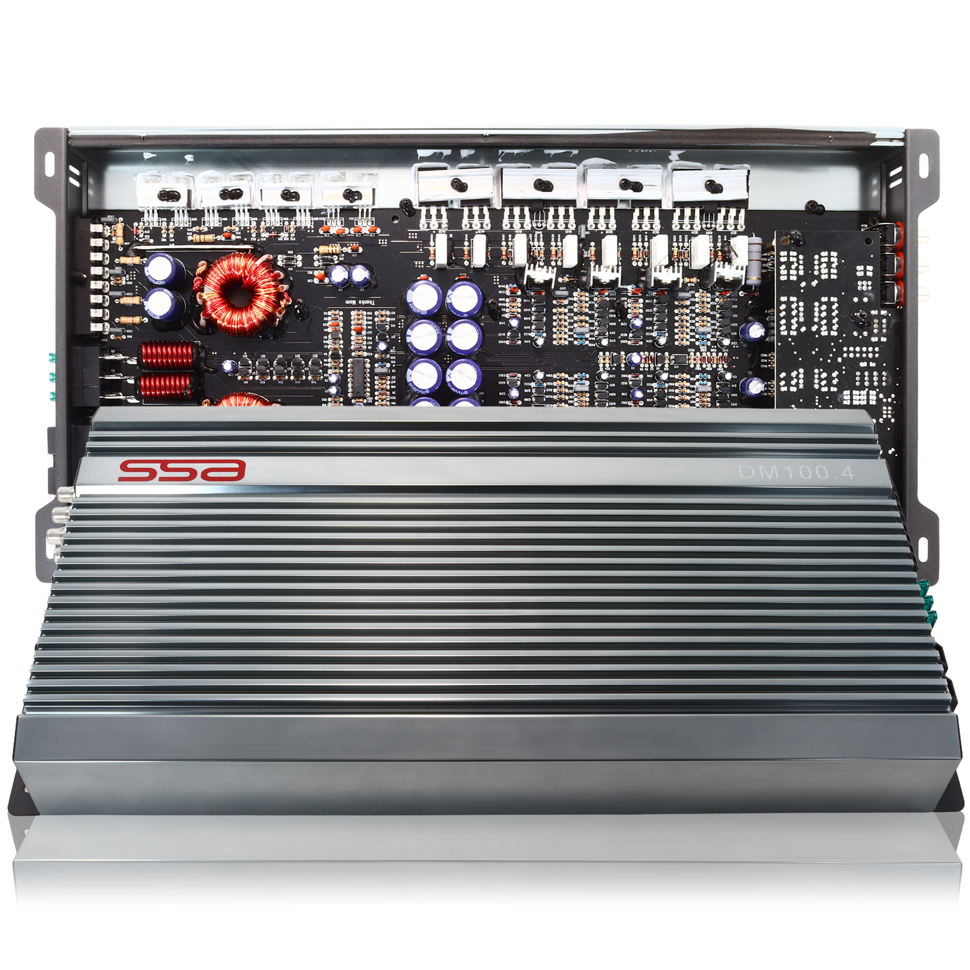 SSA DM100.4 - 4 Channel Amplifier - 100w x 4 Ch or 350w x 2 Ch – Sound ...