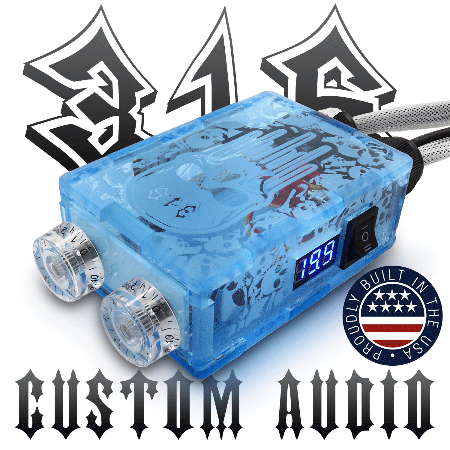 Dual Acrylic LED Bass Knob by 315 Custom Audio – Sound Solutions Audio ...