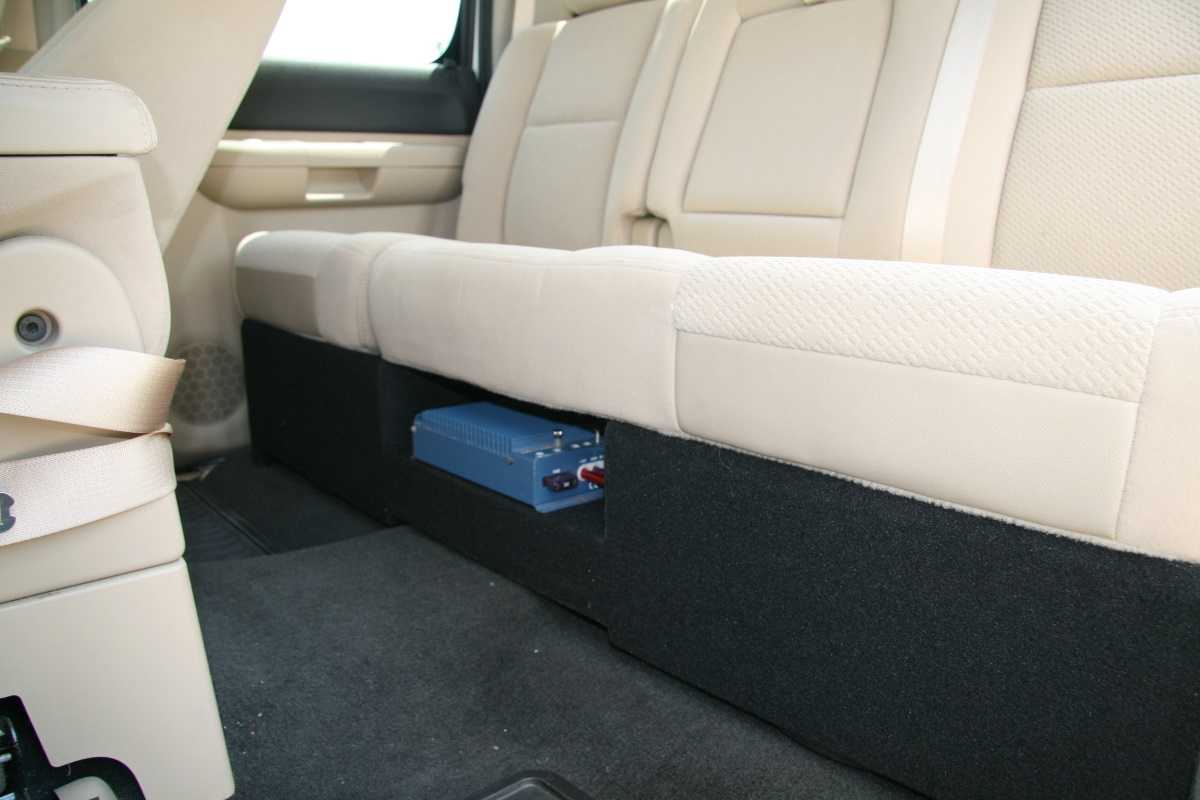 DUAL Sub Box w/AMP RACK 2007-2013 GM SIERRA CREW – Sound Solutions ...