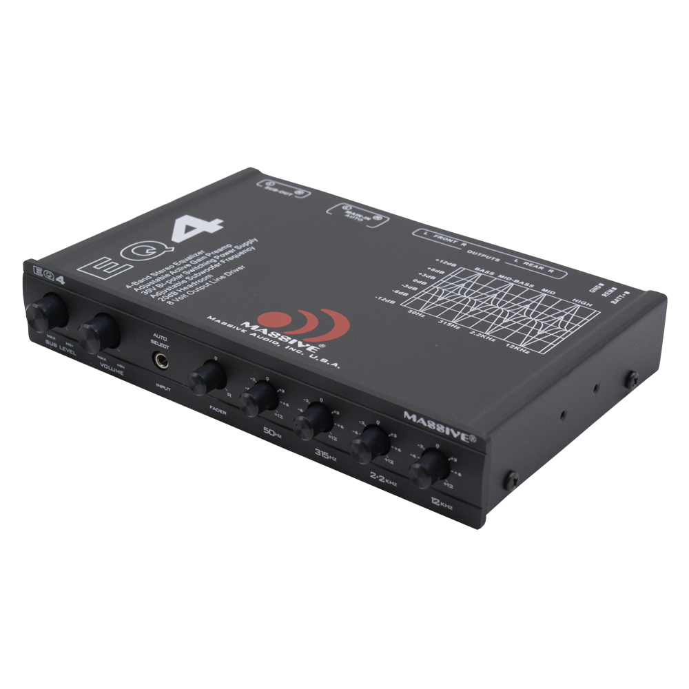 EQ4 - 4 Band Car Audio Graphic Equalizer – Sound Solutions Audio ...