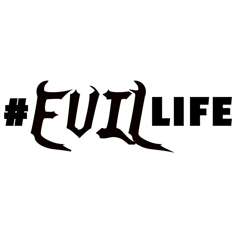 #EVILLIFE 7" Vinyl Sticker – Sound Solutions Audio | Online Car Audio Store