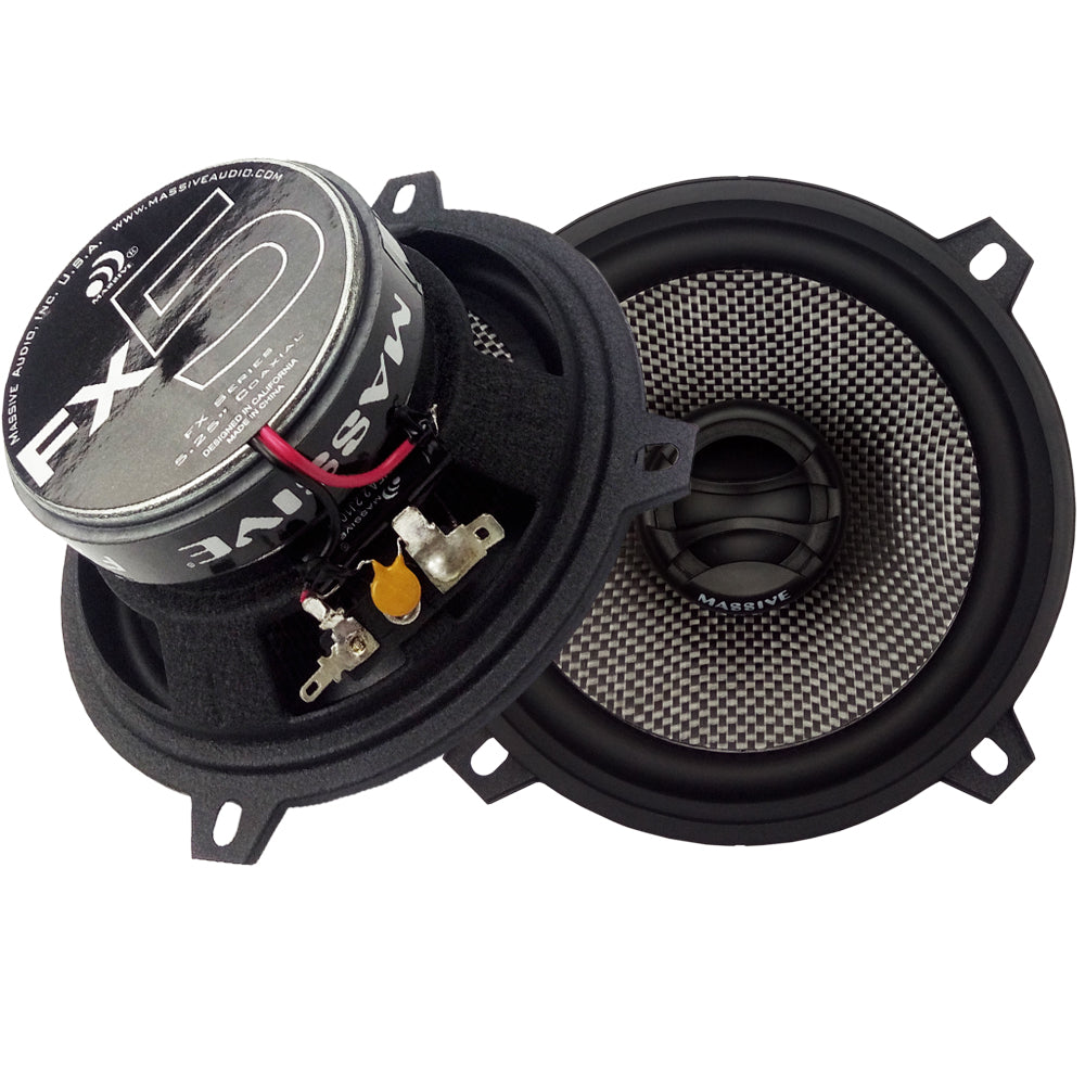 FX5 - 5.25" 2-Way 60 Watts RMS Coaxial Speakers – Sound Solutions Audio ...