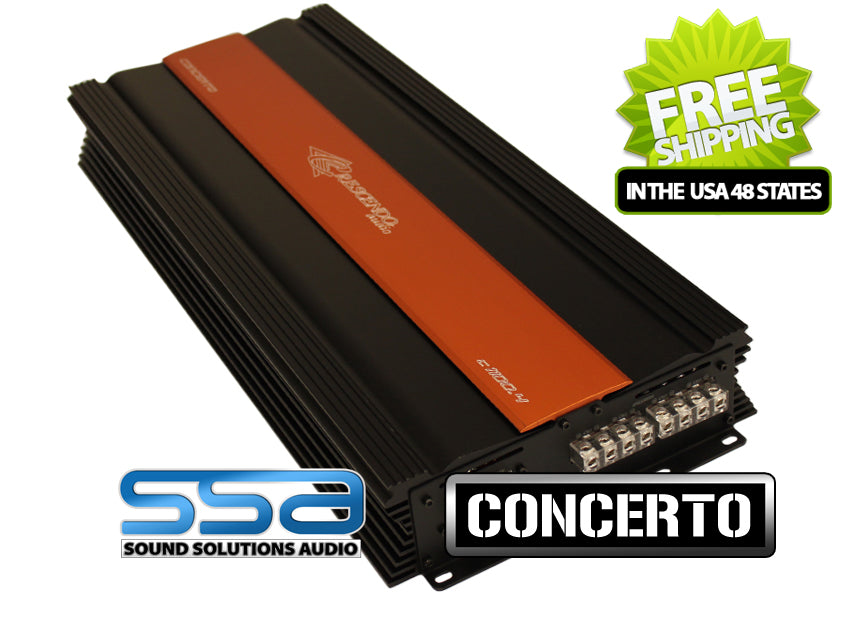 Crescendo Audio C1100.4 - 300 watts x 4 channel Concerto Series Amplif ...