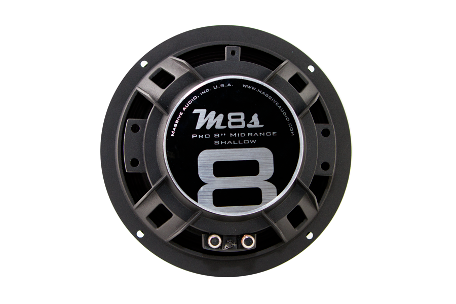 M8S - 8" 140 Watt 4 Ohm Mid-Range Shallow Mount Speaker – Sound ...