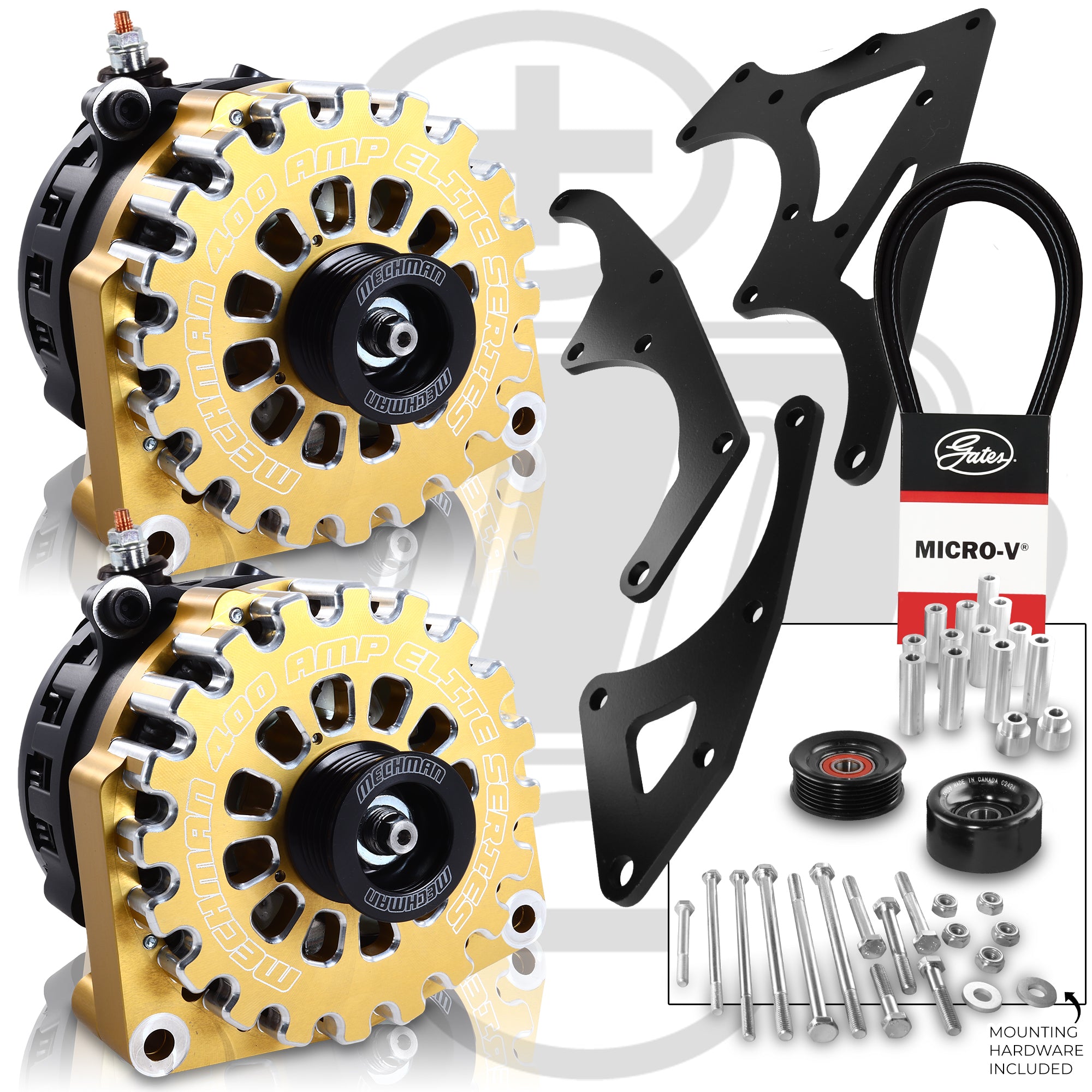 Mechman 800 Amp Gold Dual Alternator Kit for 2014 - 2020 GM Trucks ...