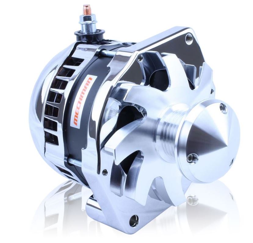 S Series 320 Amp Alternator with 6.15" Bolt Pattern - POLISHED w/ Marc ...