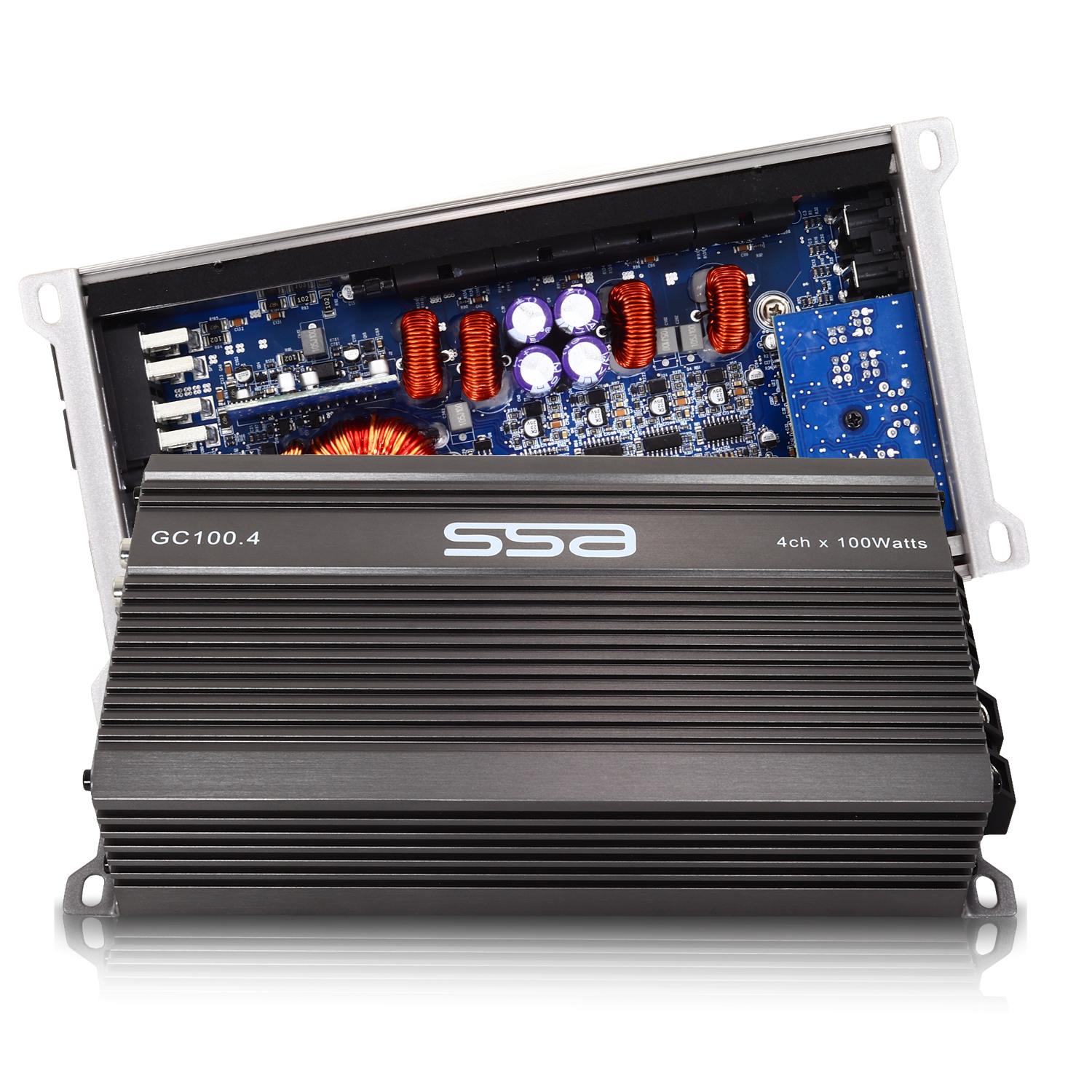 SSA GC100.4 - 4 Channel Micro Amplifier - 100w x 4 Ch – Sound Solutions ...