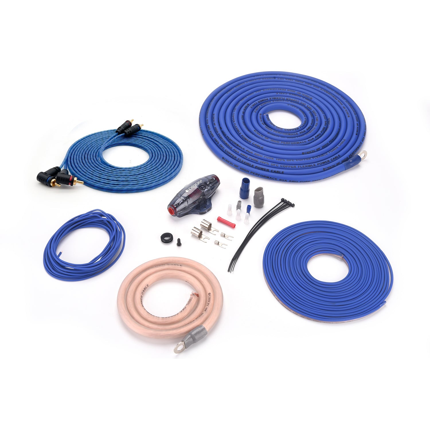Orion ORION 4-GAUGE 100% OXYGEN FREE COPPER (OFC) AMPLIFIER WIRING KIT ...