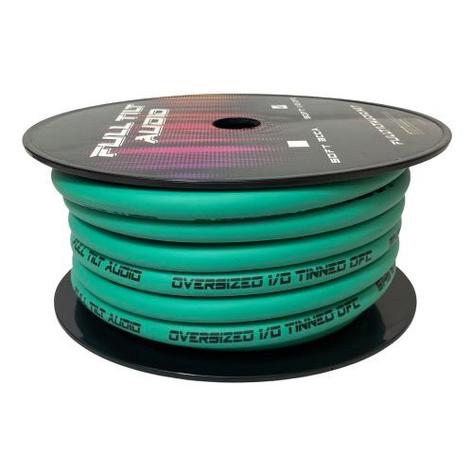 Full Tilt 1/0 Teal 50' Tinned OFC Oxygen Free Copper Power/Ground Cabl ...